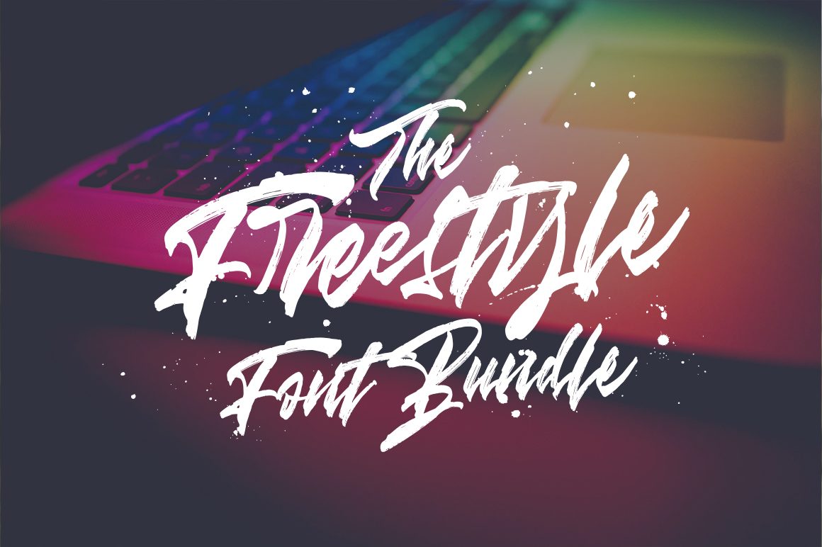 The Freestyle Font Bundle: 5 Fonts by Dirtyline Studio only $9 - Pixelo