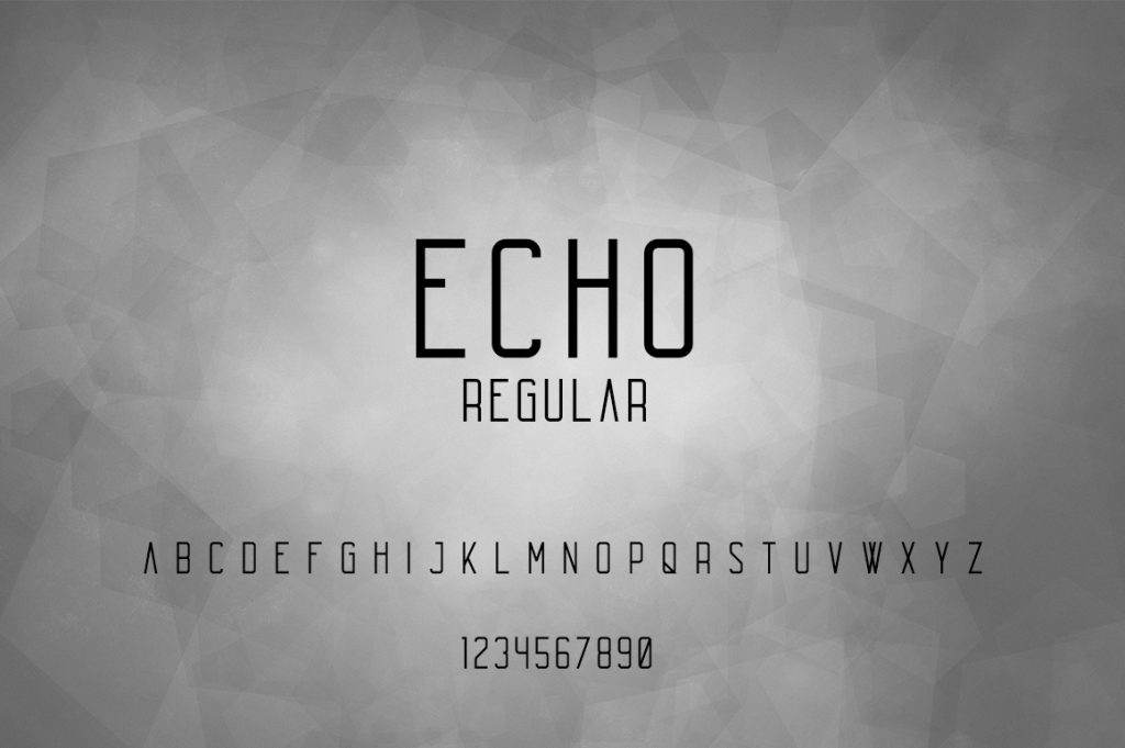Get Free Echo Font On Pixelo | Premium Design Resources