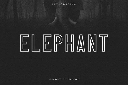 Elephant Font: A versatile sans serif font freebie at Pixelo.