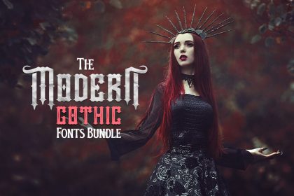 Gothic Font Bundle: 70 Modern Gothic Fonts | Pixelo