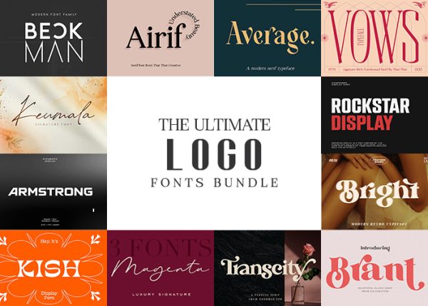 The Ultimate Logo Fonts Bundle - Pixelo