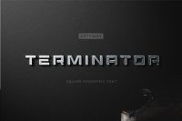 Terminator - Free Font Download - Pixelo