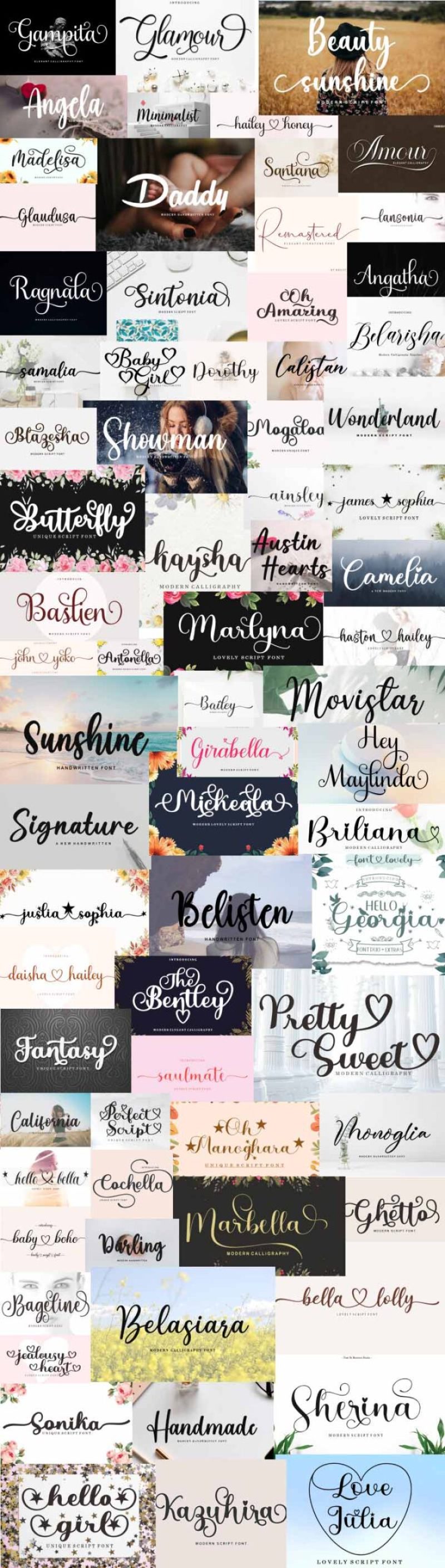 The Cursive Fonts Bundle | 220+ Fonts | Extended-Use-License The Cursive Fonts Bundle | 220+ Fonts | Extended-Use-License